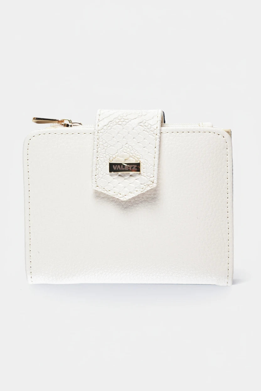 Billetera Blanca de Cuero para Mujer | Valetz RD – Valetz Shoes